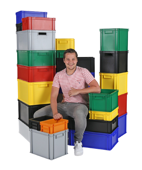 What are the advantages of plastic stacking bins available in various ...